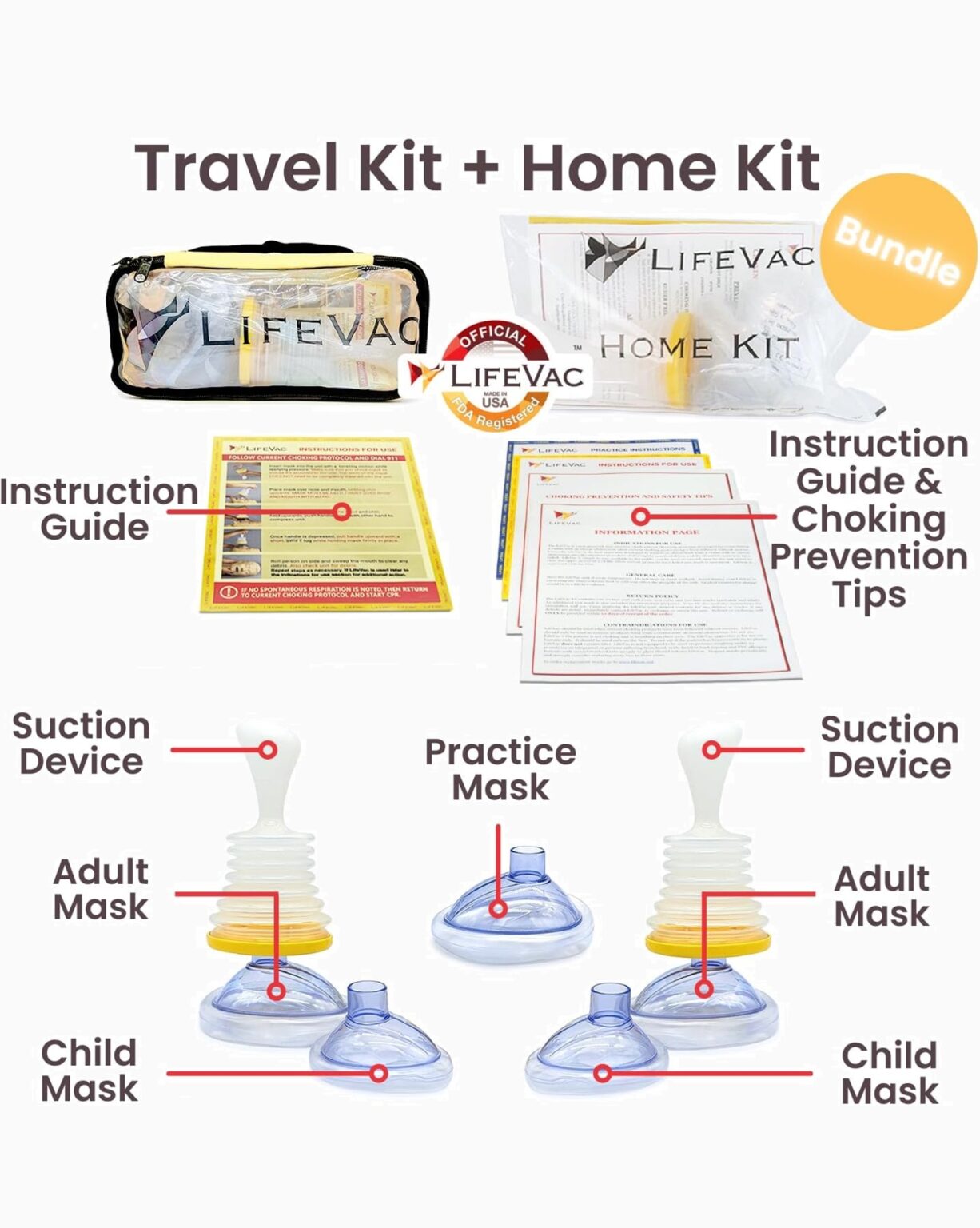 LifeVac Home & Travel Kit Bundle – LifeVac Canada – Choking First Aid ...
