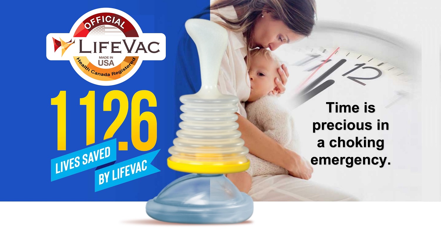 LifeVac Canada – Choking First Aid Device – Save a Life