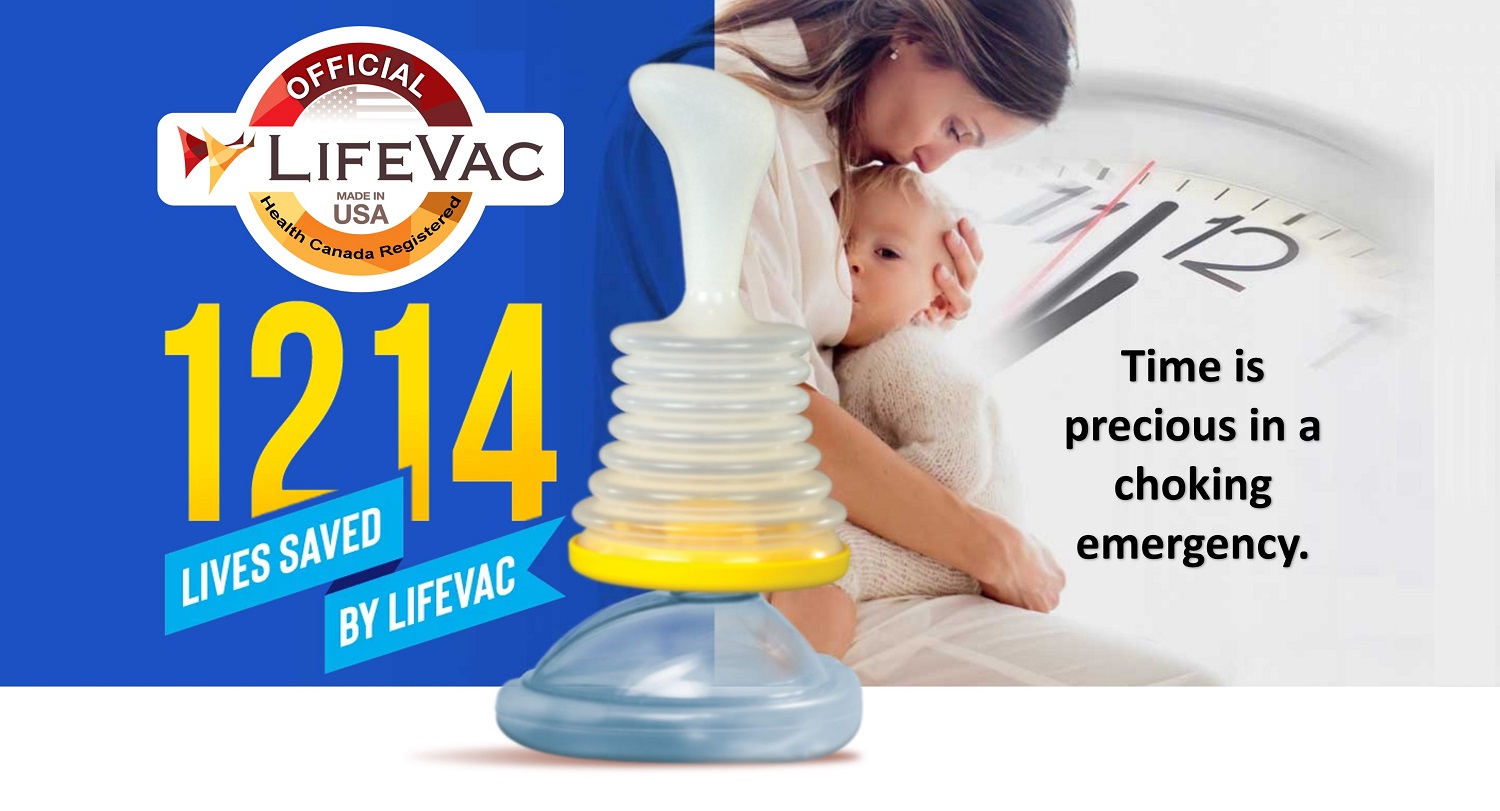 LifeVac Canada – Choking First Aid Device – Save a Life