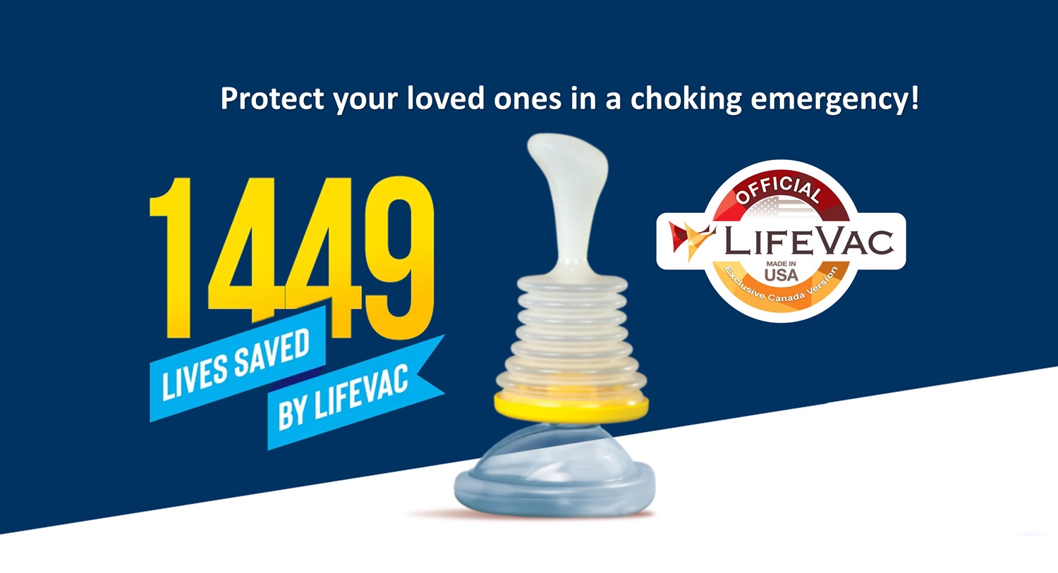 LifeVac Canada – Choking First Aid Device – Save a Life