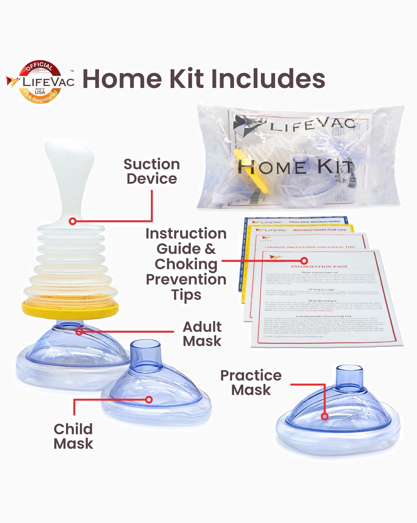 LifeVac Canada – Choking First Aid Device – Save a Life